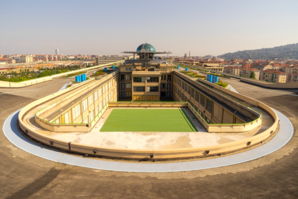 Fiat’s Iconic Test Track Gets Luscious Green Makeover For A Clean ...