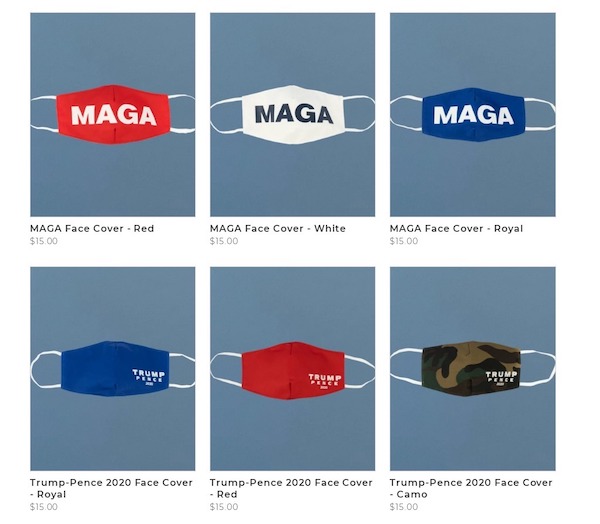 Donald Trump’s Team Debuts 2020 Campaign Masks For ‘Patriotic Americans ...