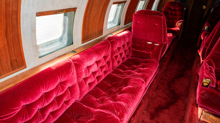 Inside Elvis Presley’s Velvet-Clad Private Jet That’s Landing At ...