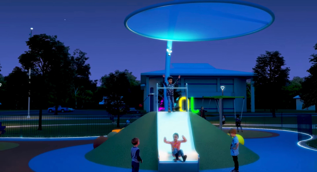 First Glow-In-The-Dark Playground In America Sees The Light, Breaks ...