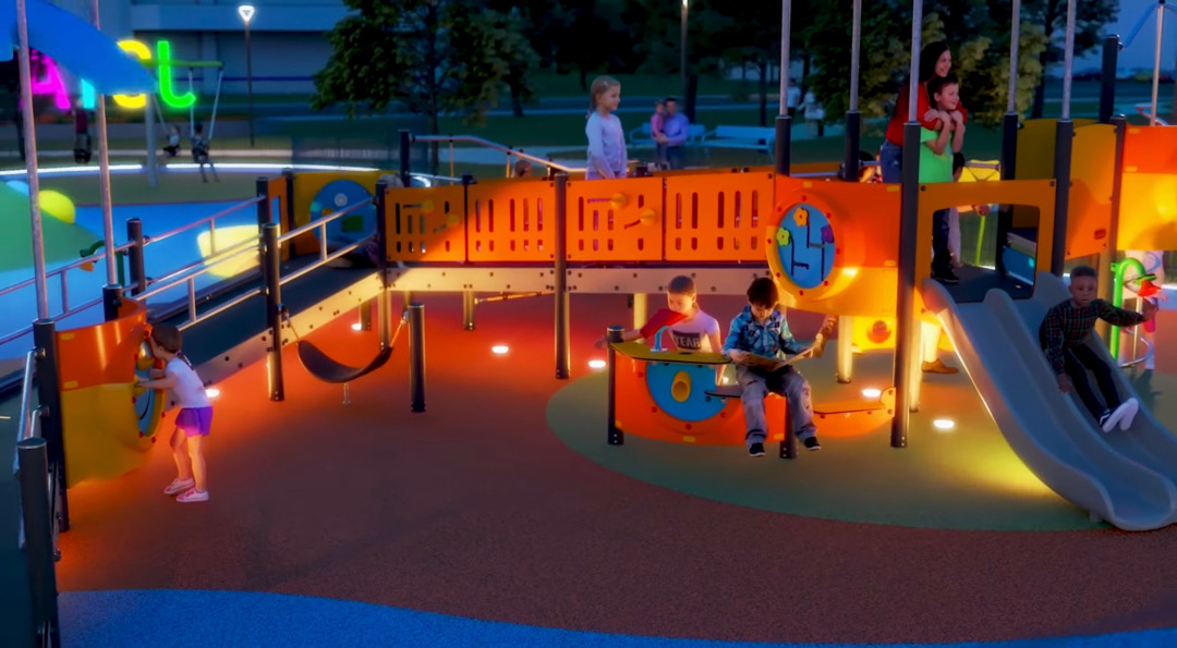 First Glow-In-The-Dark Playground In America Sees The Light, Breaks ...