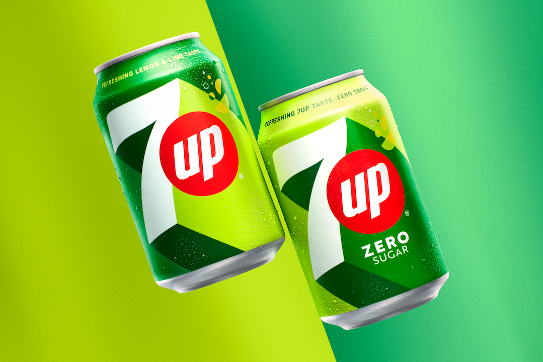 7UP Refreshes Brand Identity To Infuse Cans With Splashes Of ‘UPliftment’ - DesignTAXI.com