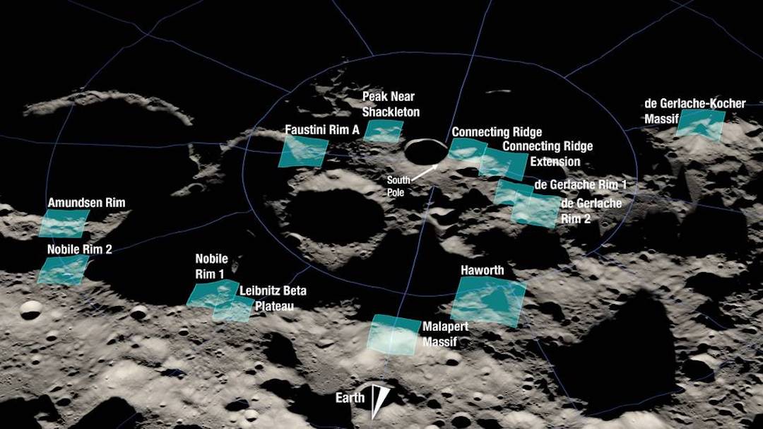 NASA Chooses Lunar Sites Where Next Man & Woman On Moon Will Land ...