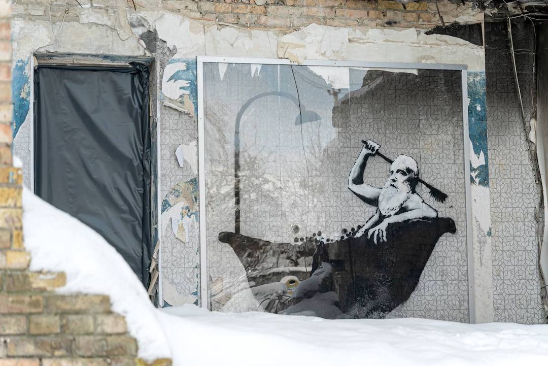 Ukraine Protects Banksy Murals With Special ‘Impact-Resistant’ Security ...