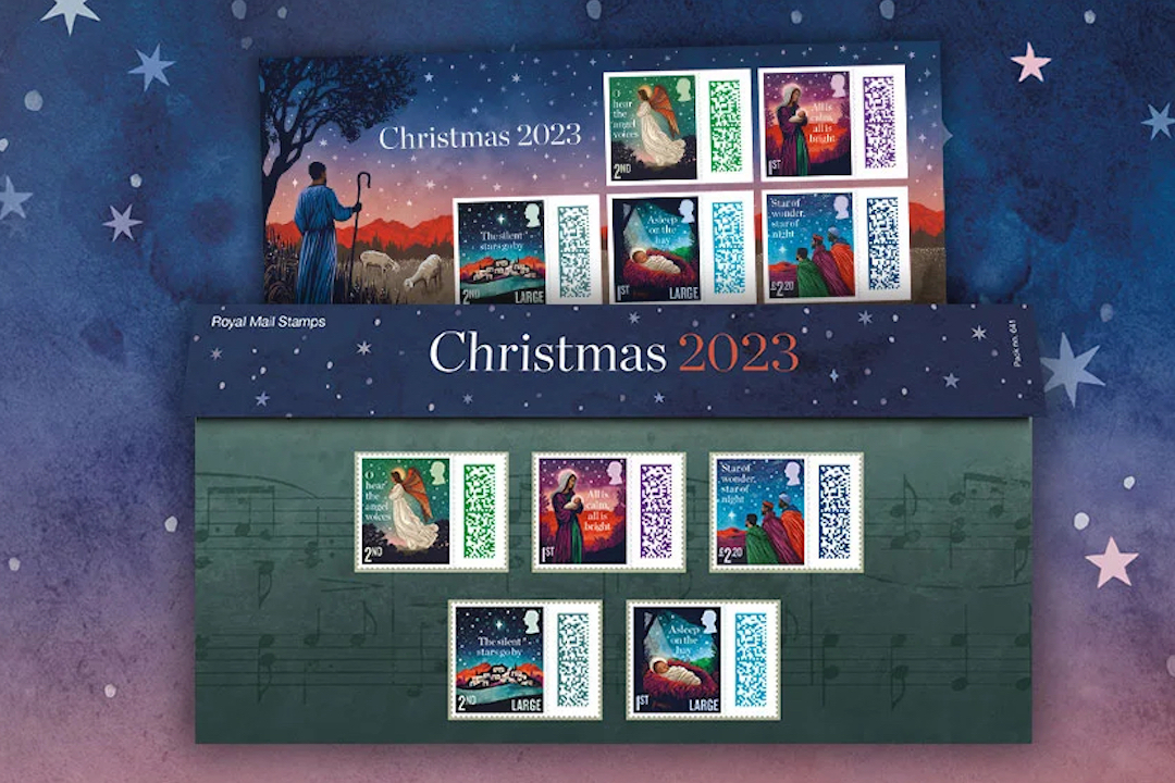 Royal Mail Debuts First Christmas Stamps Featuring King Charles III’s ...