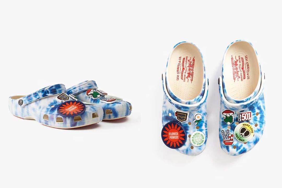 Levi’s & Crocs Unveil Denim-Clad Clogs Featuring Traditional Japanese ...