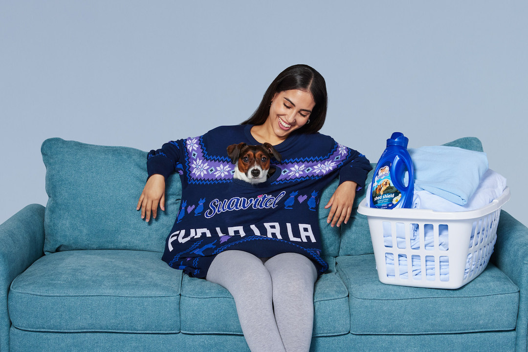 Cozy Christmas Crewneck Lets Pet Parents Cuddle Up With Their Furry ...