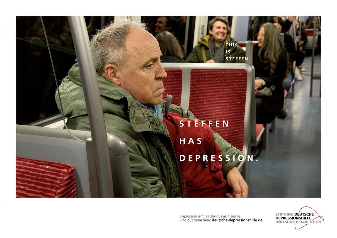Poignant Ad Campaign Captures The Hidden Faces Of Depression ...