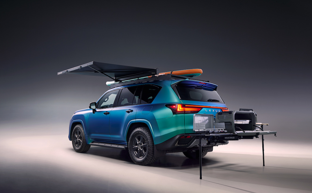 Lexus Presents Outdoor SUV Concept That Changes Colors & With A Kitchen ...