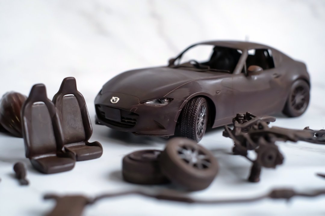 Mazda Builds A Mini Roadster Delicately Crafted Out Of Chocolate ...