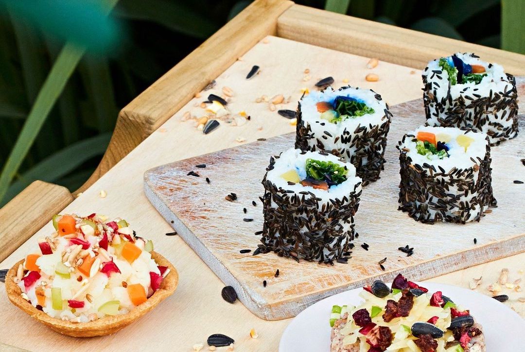 Birdwatchers Show How To Turn Overripe Food Waste Into Sushi For Winged ...