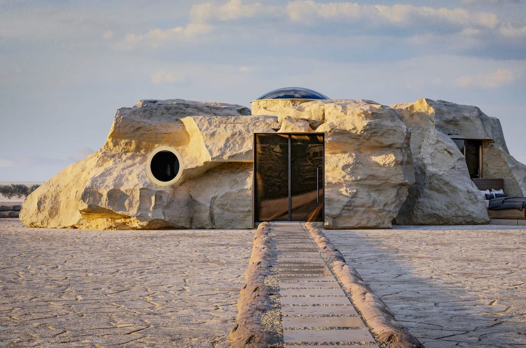 This Sci-Fi Glamping Retreat Offers Cave Huts, Sky Domes, And Tree ...