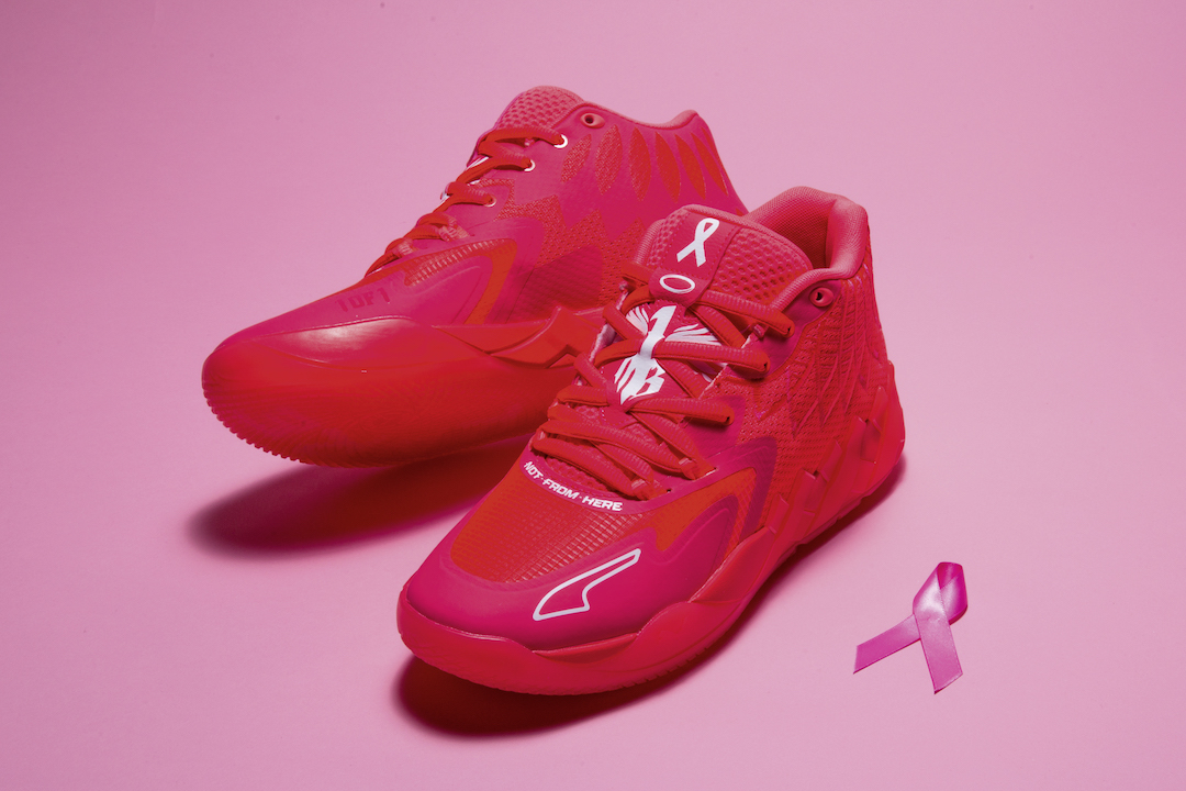 PUMA Turns Beloved Basketball Sneakers All Pink To Spotlight Breast Cancer - DesignTAXI.com