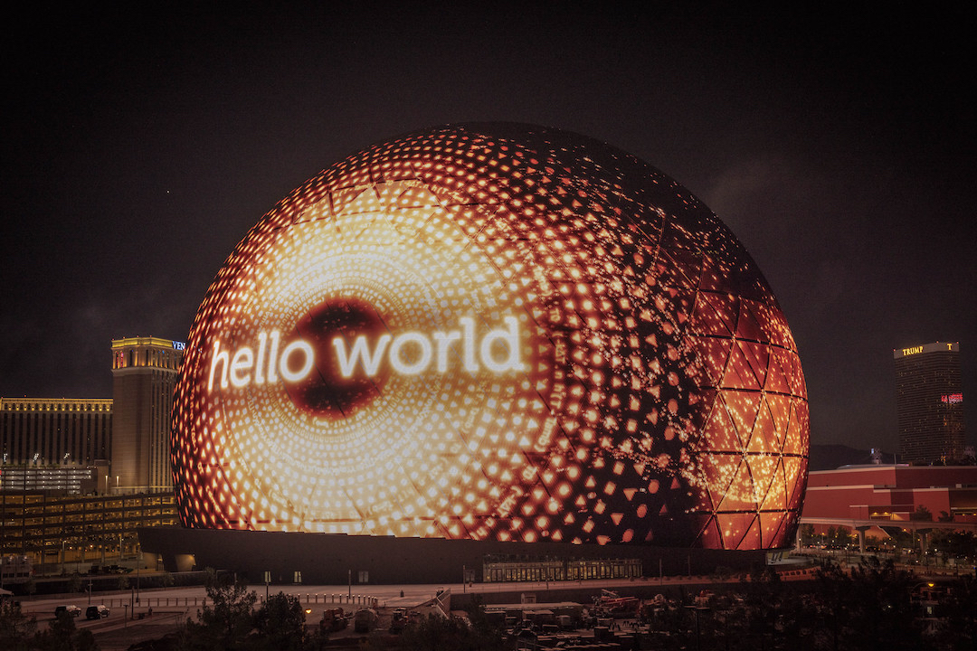 World’s Largest Spherical Building Finally Lights Up With Mesmerizing ...