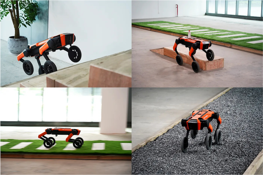 Wheeled Robot Can Cruise All Kinds Of Terrains On Its Four Hybrid Legs ...