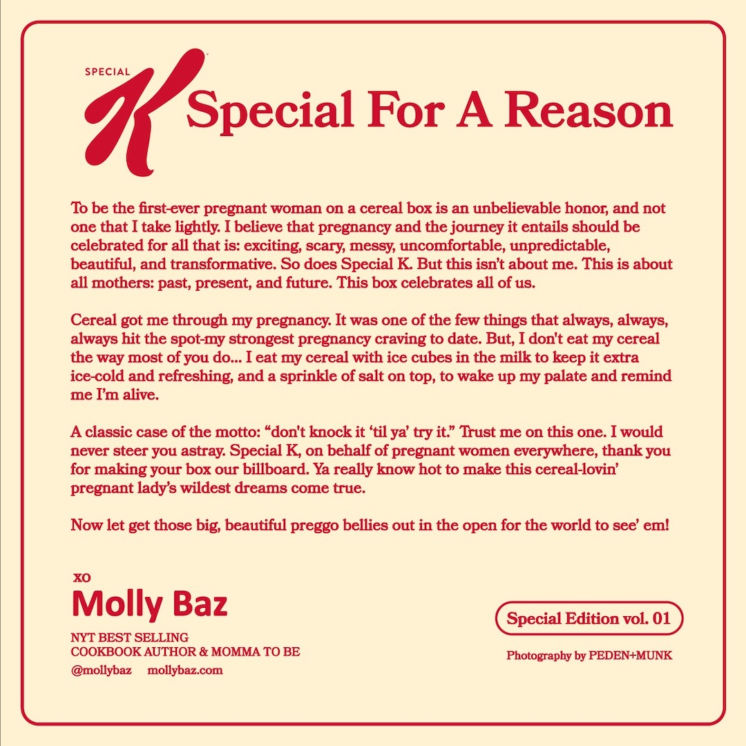 Kellogg’s Conceives The First Cereal Box To Be Fronted By A Pregnant ...