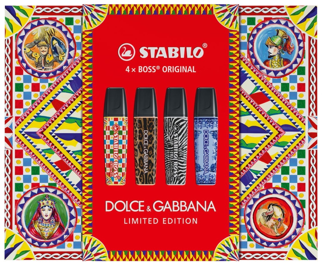 Stabilo Boss x Dolce & Gabbana Stationery Will Be The Highlight Of Your ...