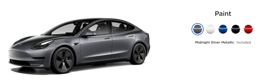 Tesla Changes The Default Car Color For Models 3 And Y - DesignTAXI.com
