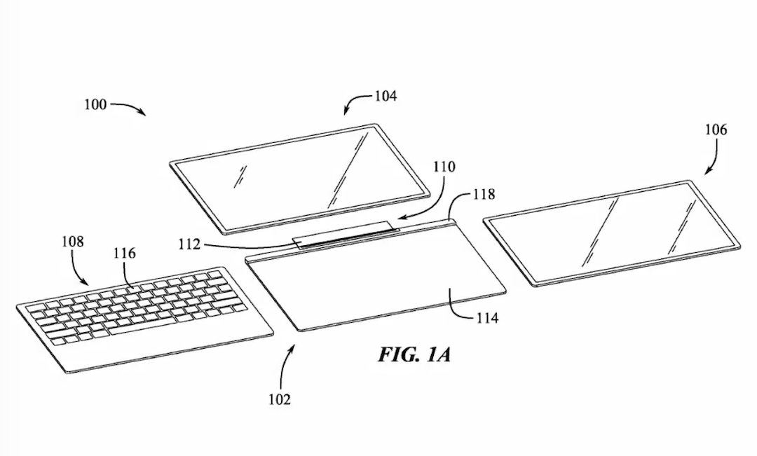Apple’s Latest Patent Features Unique Modular Laptop Complete With A ...