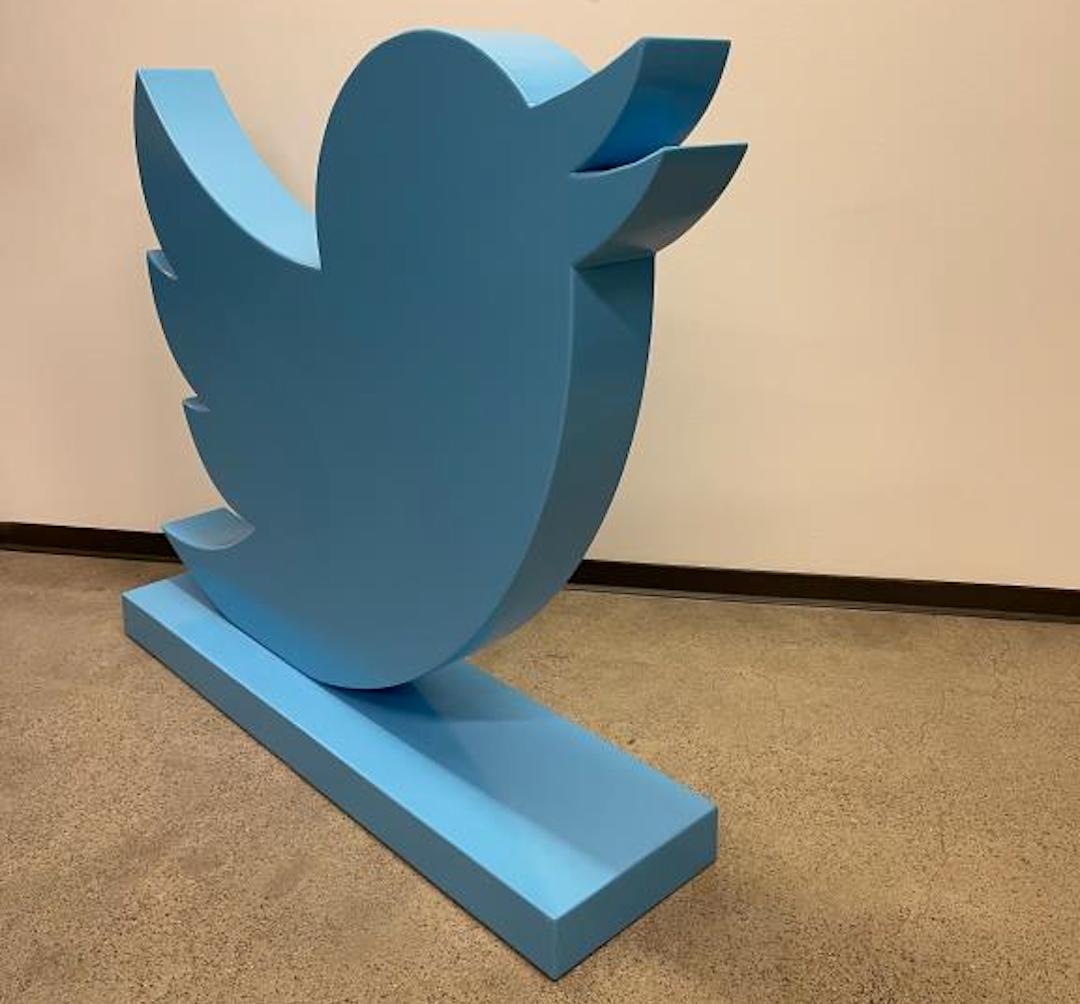 Twitter’s Iconic Blue Bird Flies To The Top As Priciest Item Sold At HQ ...