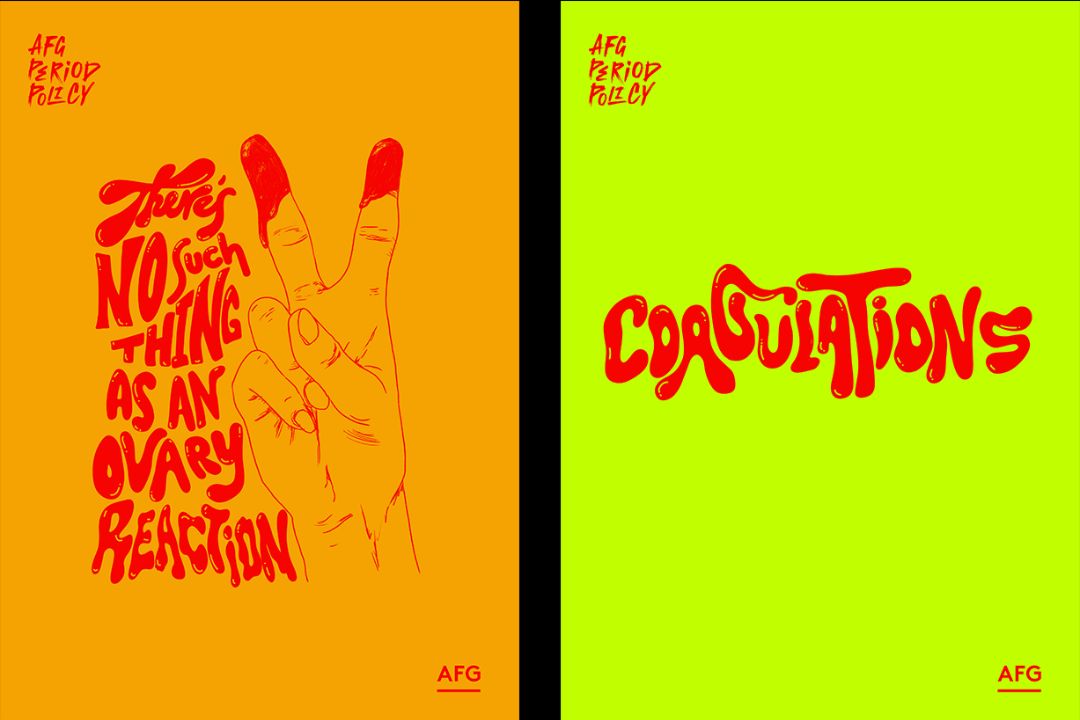 Creative Agency Pushes Its Open ‘Period Policy’ With Witty Posters On ...