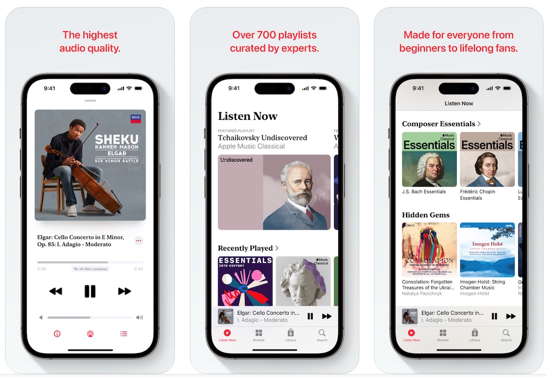 Apple Dives Into The Classical Music World With New Standalone App ...