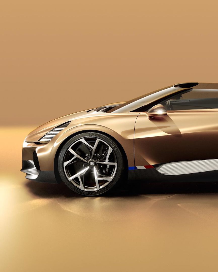 Bugatti Unveils An All-Gold Limited-Edition Mistral Supercar ...