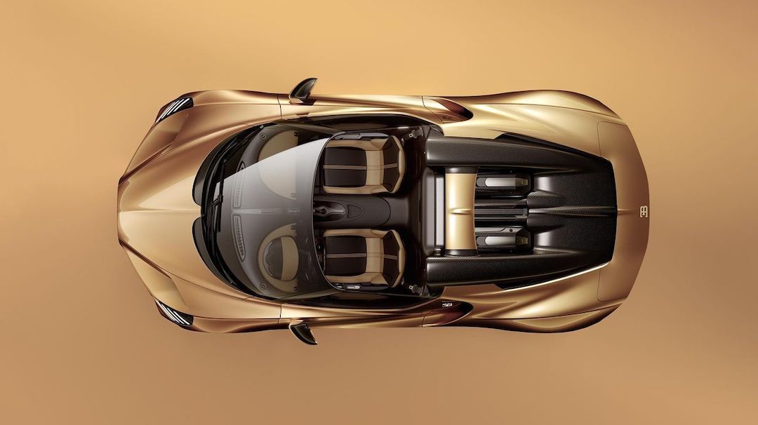 Bugatti Unveils An All-Gold Limited-Edition Mistral Supercar ...