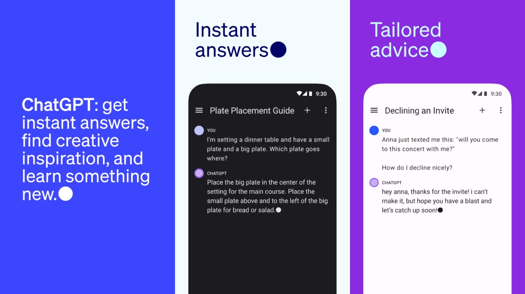 OpenAI Officially Launches ChatGPT App For Android - DesignTAXI.com