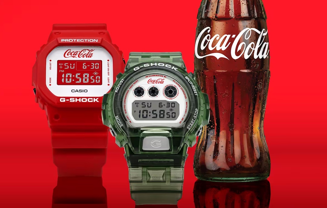 Coca-Cola & Casio Pour Up New Watches Inspired By The Iconic Glass ...