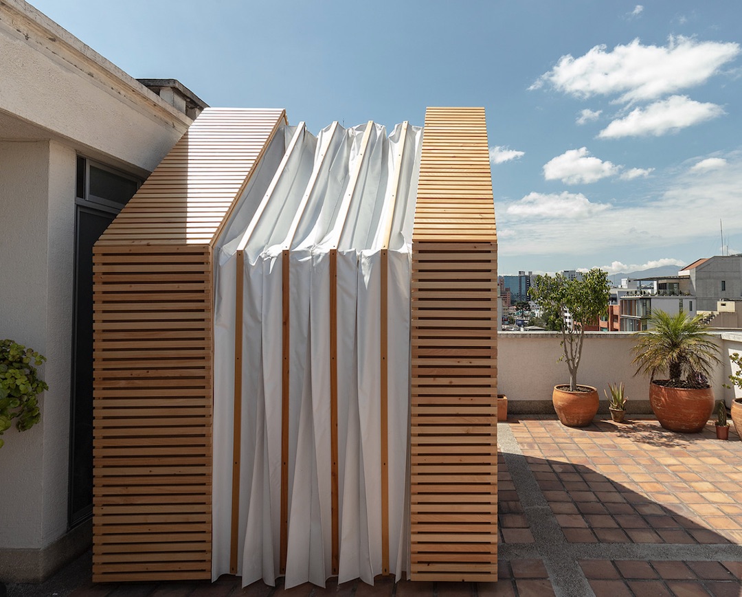 Collapsable Outdoor Shed Pulls Itself Open Like An Accordion ...