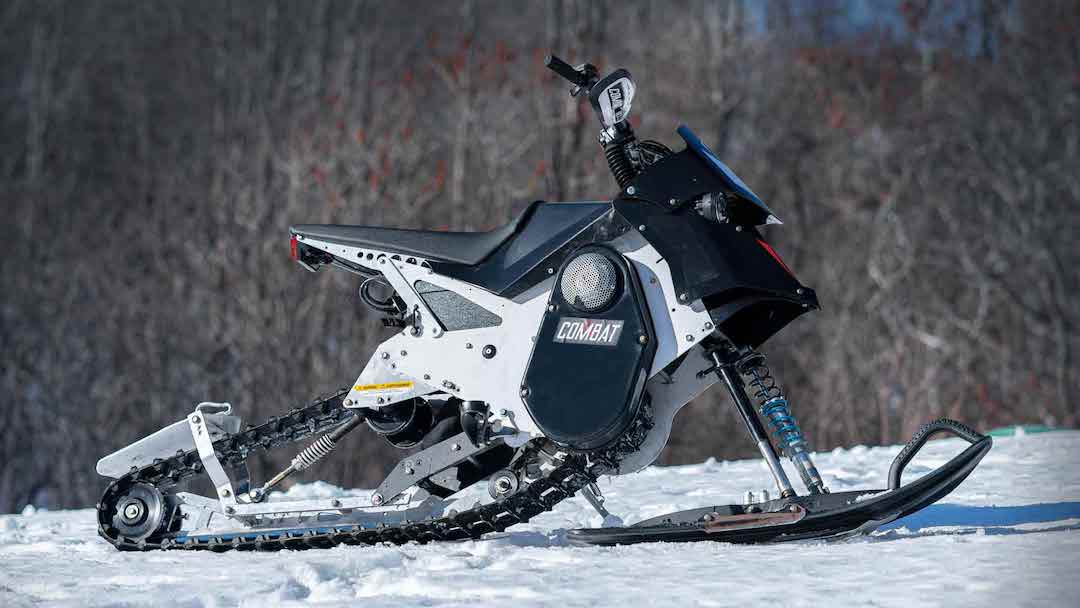 Convertible E-Bike Can Go From Motorcycle To Snowmobile During Winter ...