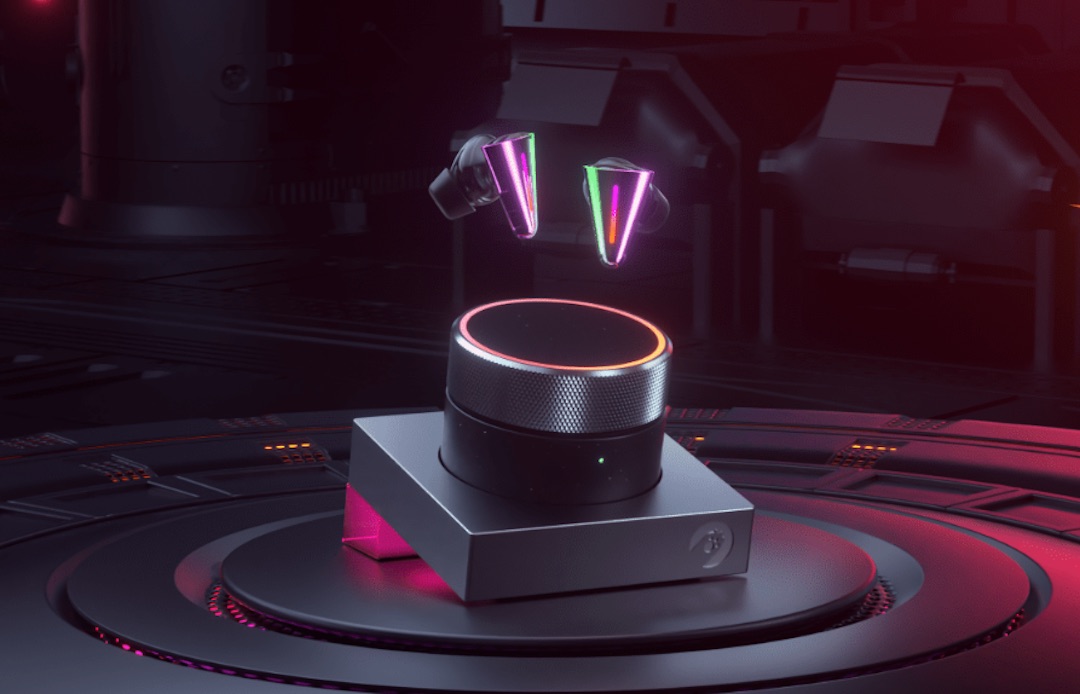 Cyberpunk Earbuds Turn Up The Mood With A Physical Dial For Your Music ...
