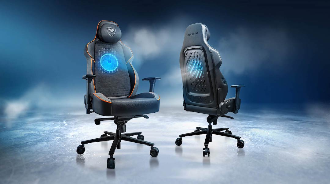 Fan-Infused Gaming Chair Keeps You Cool As You Level Up - DesignTAXI.com