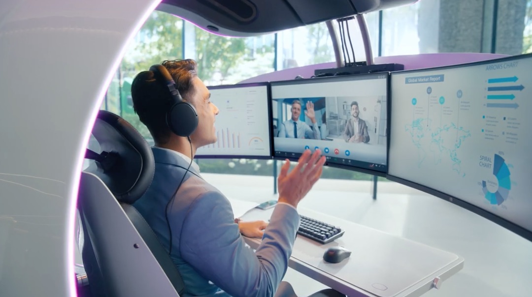 Work And Play Without Outside Distractions In A Semi-Enclosed Computing ...