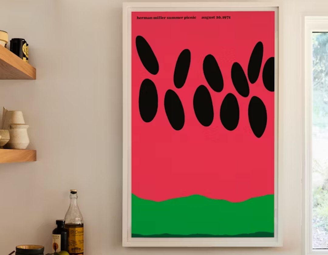 Herman Miller’s Iconic ‘Watermelon Picnic’ Poster Makes A Delicious ...