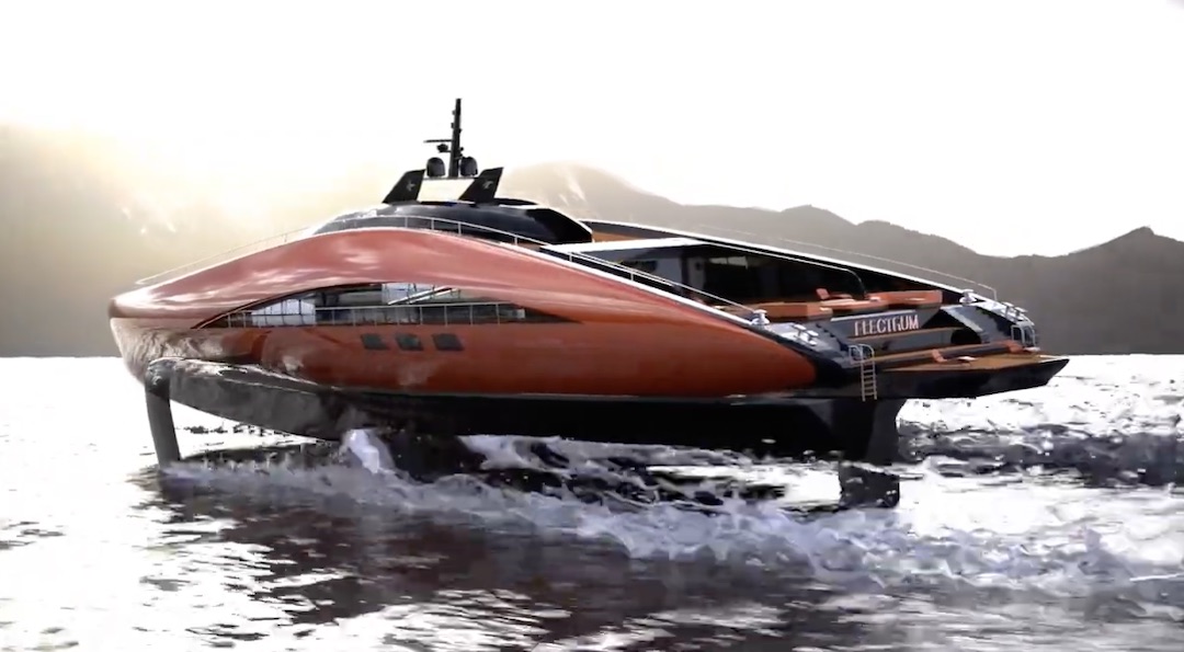 Hydrofoil Superyacht Concept Raises Its ‘Wings’ To Float Over Water ...