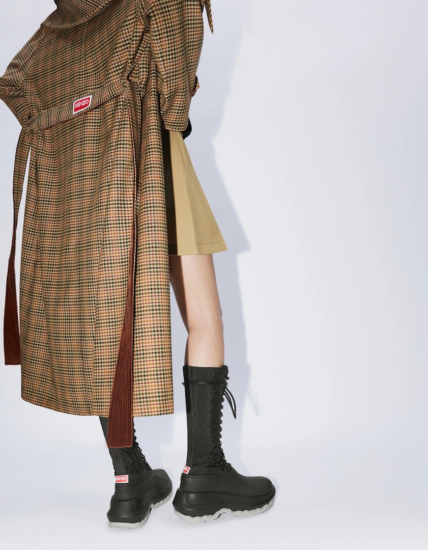 Kenzo & Hunter Mix Preppy Style With Hunting Tradition In New Boots ...