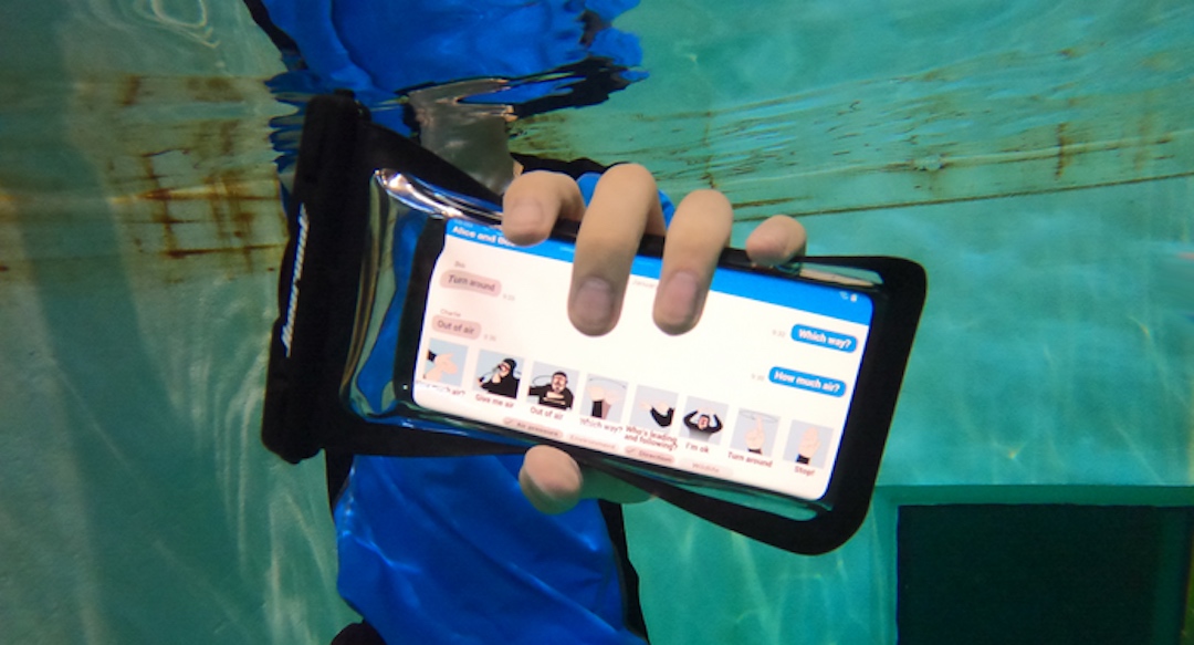 You Can Now Chat With Others While Deep In The Water With New Messaging ...