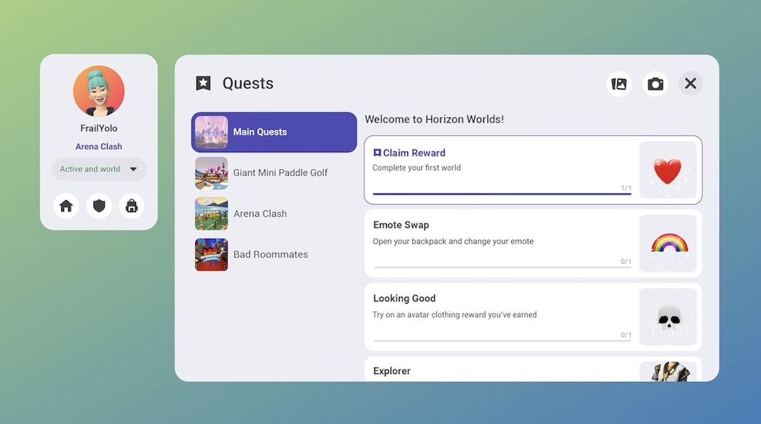 Meta Expands ‘Horizon Worlds’ With Quests And Rewards In Virtual ... Meta Expands ‘Horizon Worlds’ With Quests And Rewards In Virtual ...
