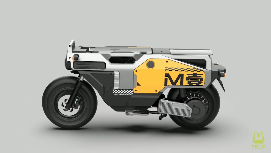 Mini Electric Motorcycle Folds Down To Fit In Your Trunk For Swift ...