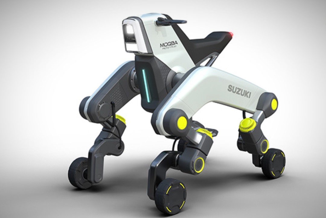 Suzuki Introduces ‘MOQBA’, A Visionary Quad Bike That Can Climb Stairs ...