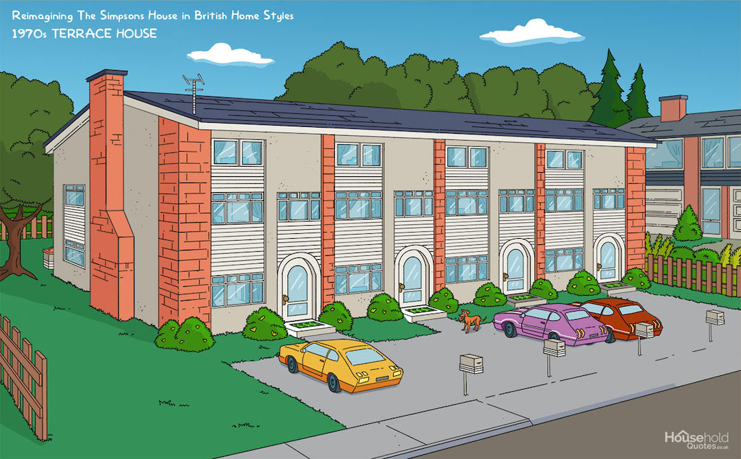 ‘The Simpsons’ House Gets Dreamed Up As Architecture In Historical ...