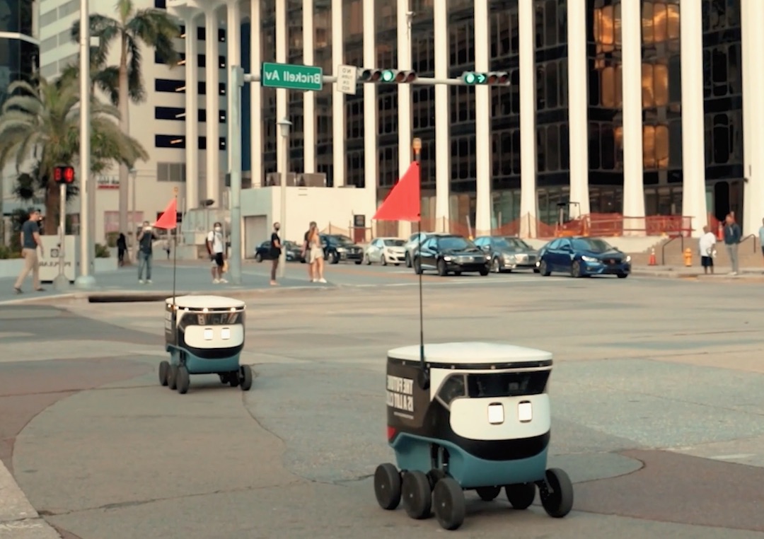 Uber Sends Out Autonomous Mini Droids To Deliver Food Around Miami ...