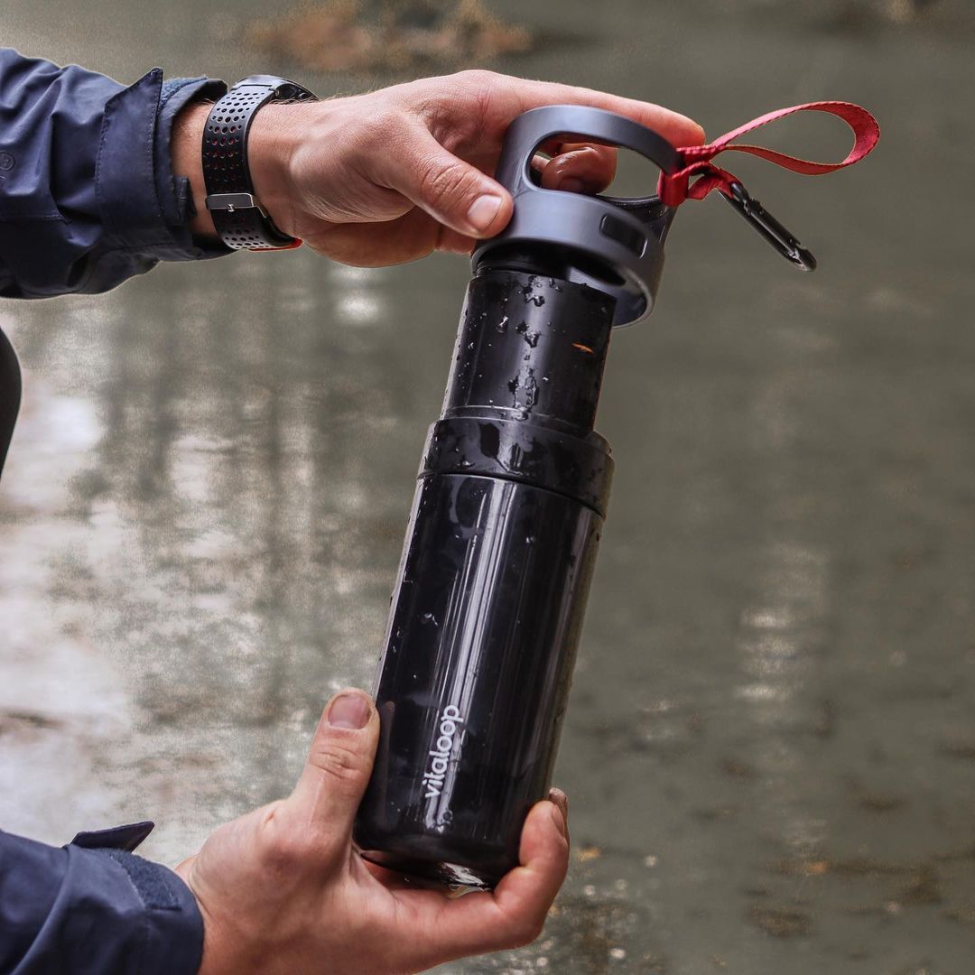 Five-In-One Bottle Allows You To Sip On Purified Water Amid Nature’s ...