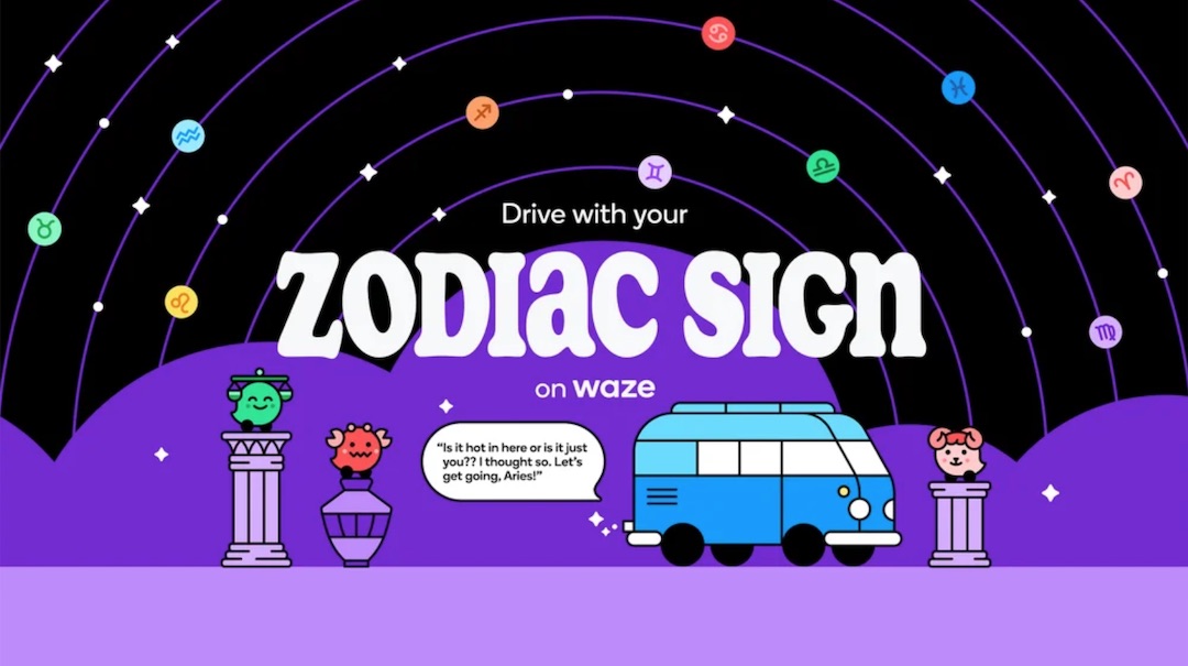 Waze Adds 12 Zodiac-Inspired Driving Modes That Adapt To Your Star Sign ...